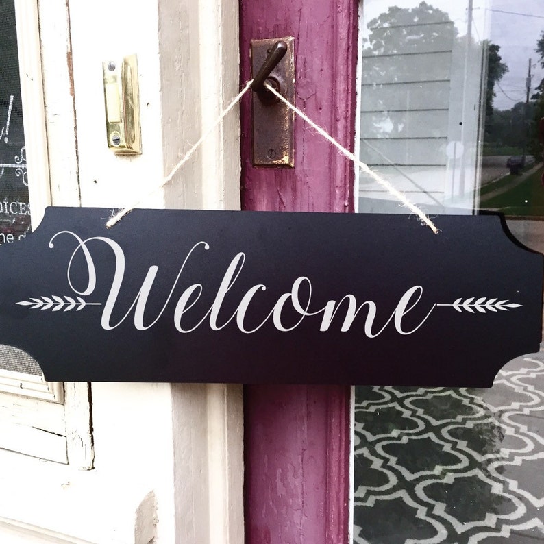 Welcome Sign Welcome Door Decor Door Decorations Door - Etsy