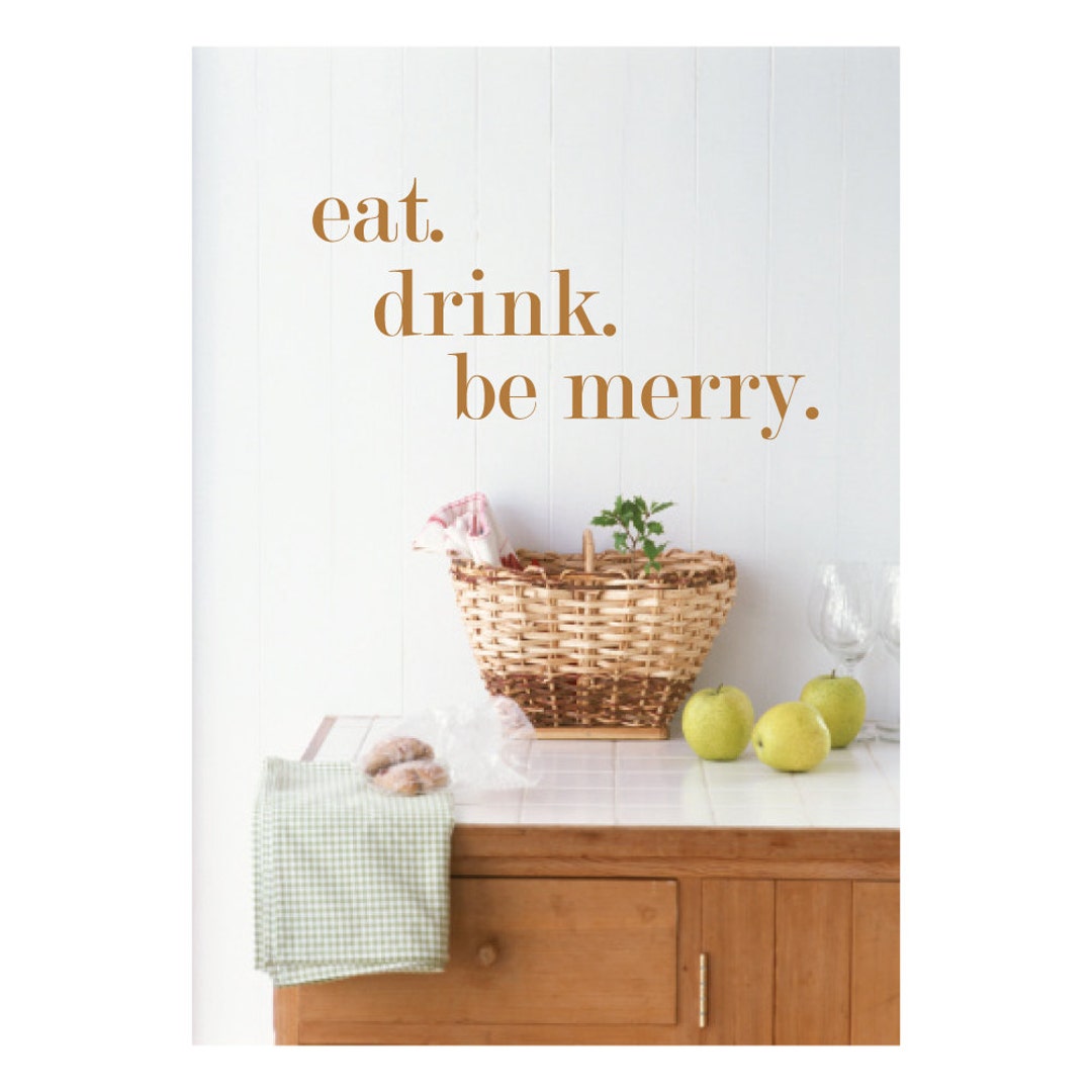 Eat Drink and Be Merry Eat Drink Be Merry Kitchen Wall Art Kitchen Wall ...