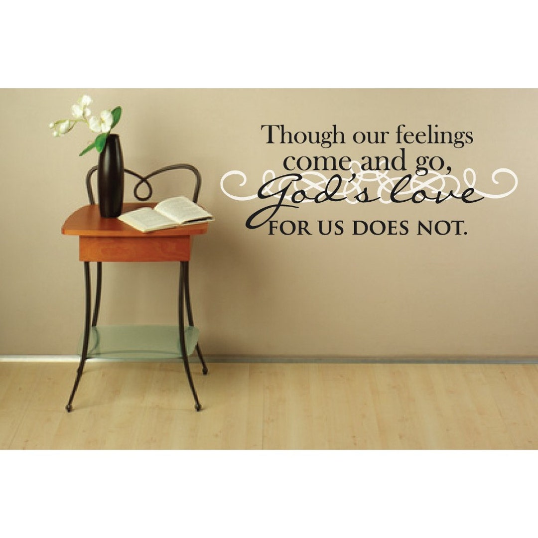 Christian Wall Art Scripture Wall Art Scripture Wall Decal - Etsy