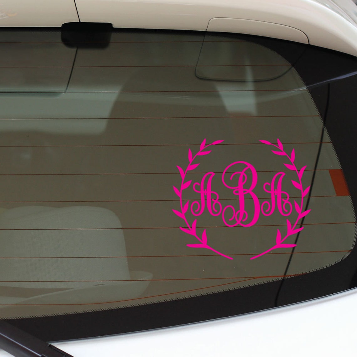 Car Monogram Decal Car Decal Car Stickers Car Decals for - Etsy