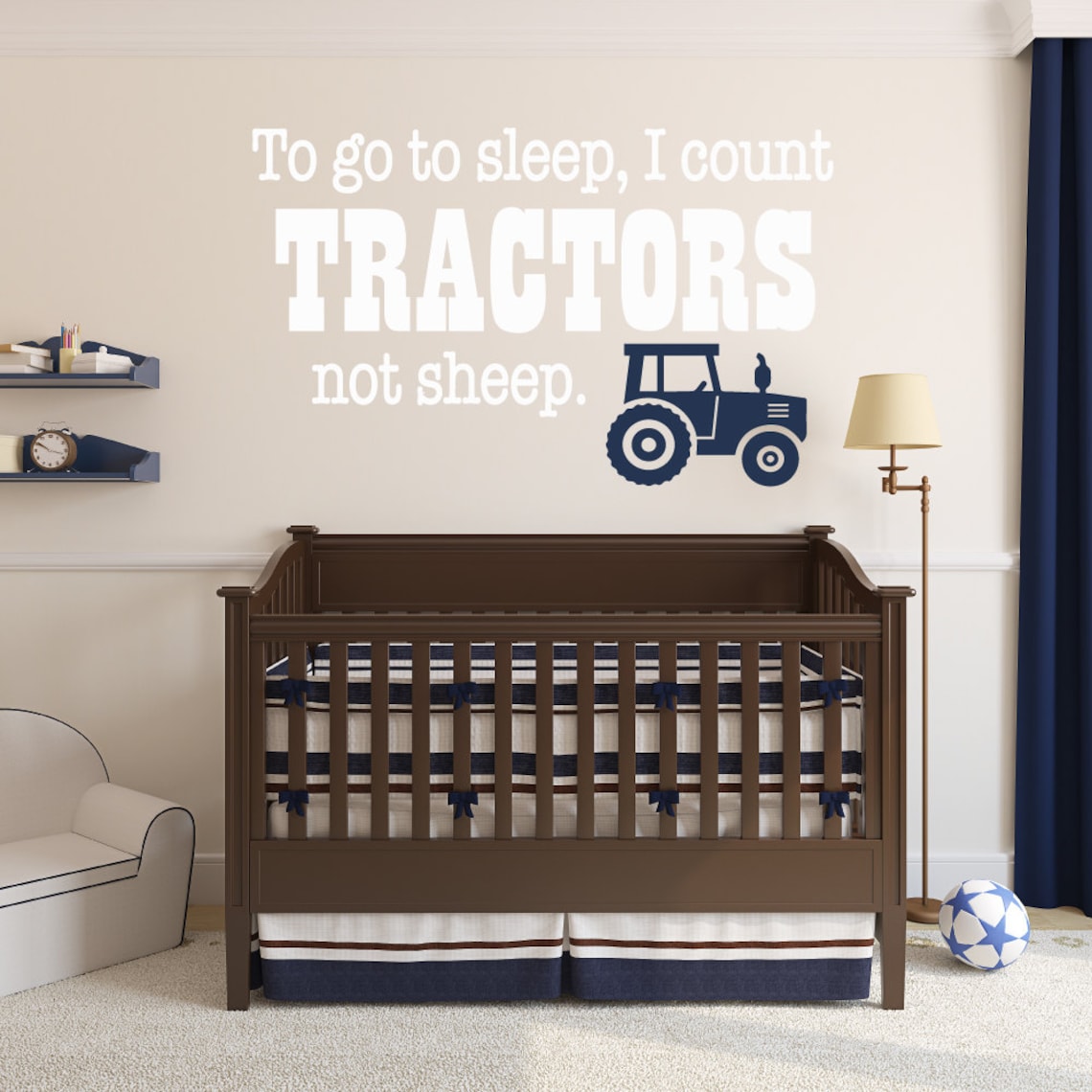 Wall Decals Wall Decal Tractor Decal Decals Wall - Etsy
