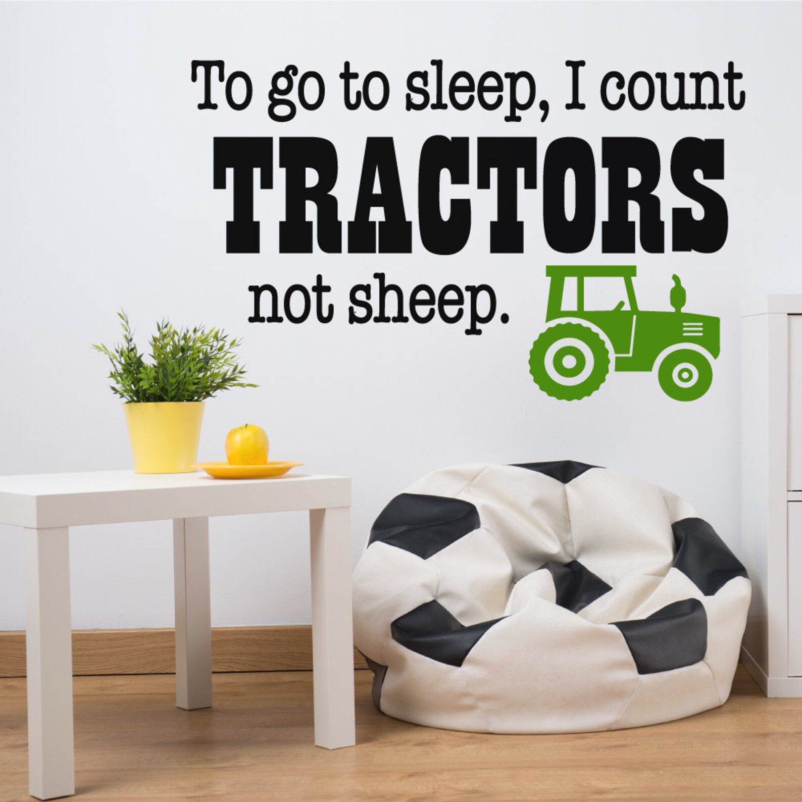 Wall Decals Wall Decal Tractor Decal Decals Wall - Etsy