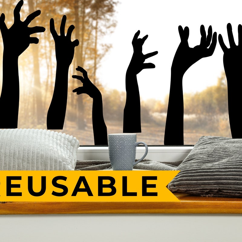 Scary Window Decal - Etsy