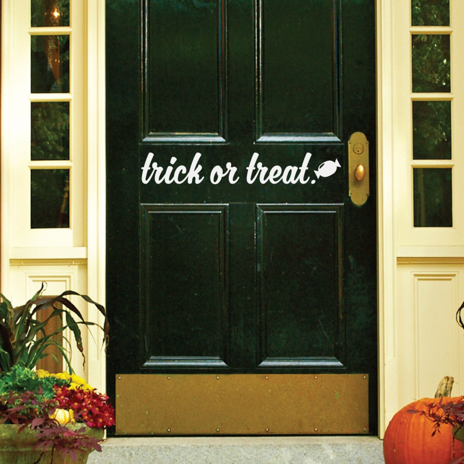 Trick or Treat Door Decal Door Decals Door Stickers Door - Etsy