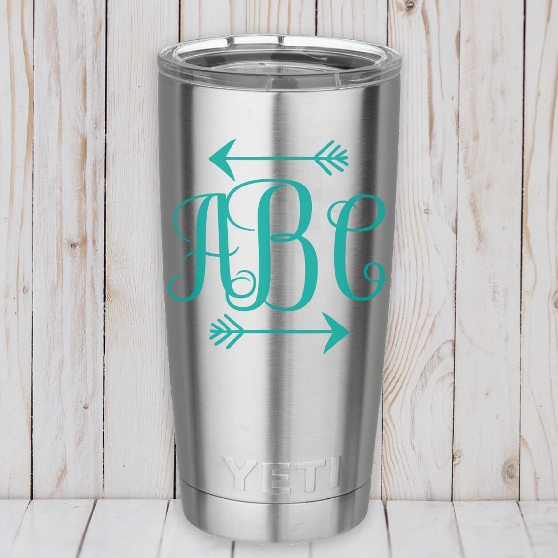 Yeti Decal Yeti Monogram Yeti Decal for Women Monogram - Etsy
