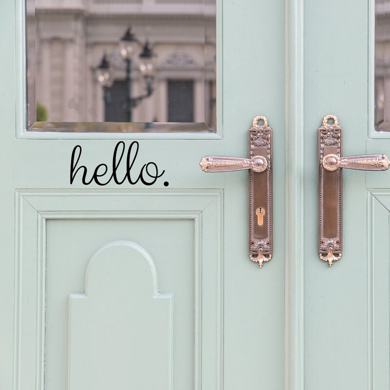 Front Door Decal - Etsy