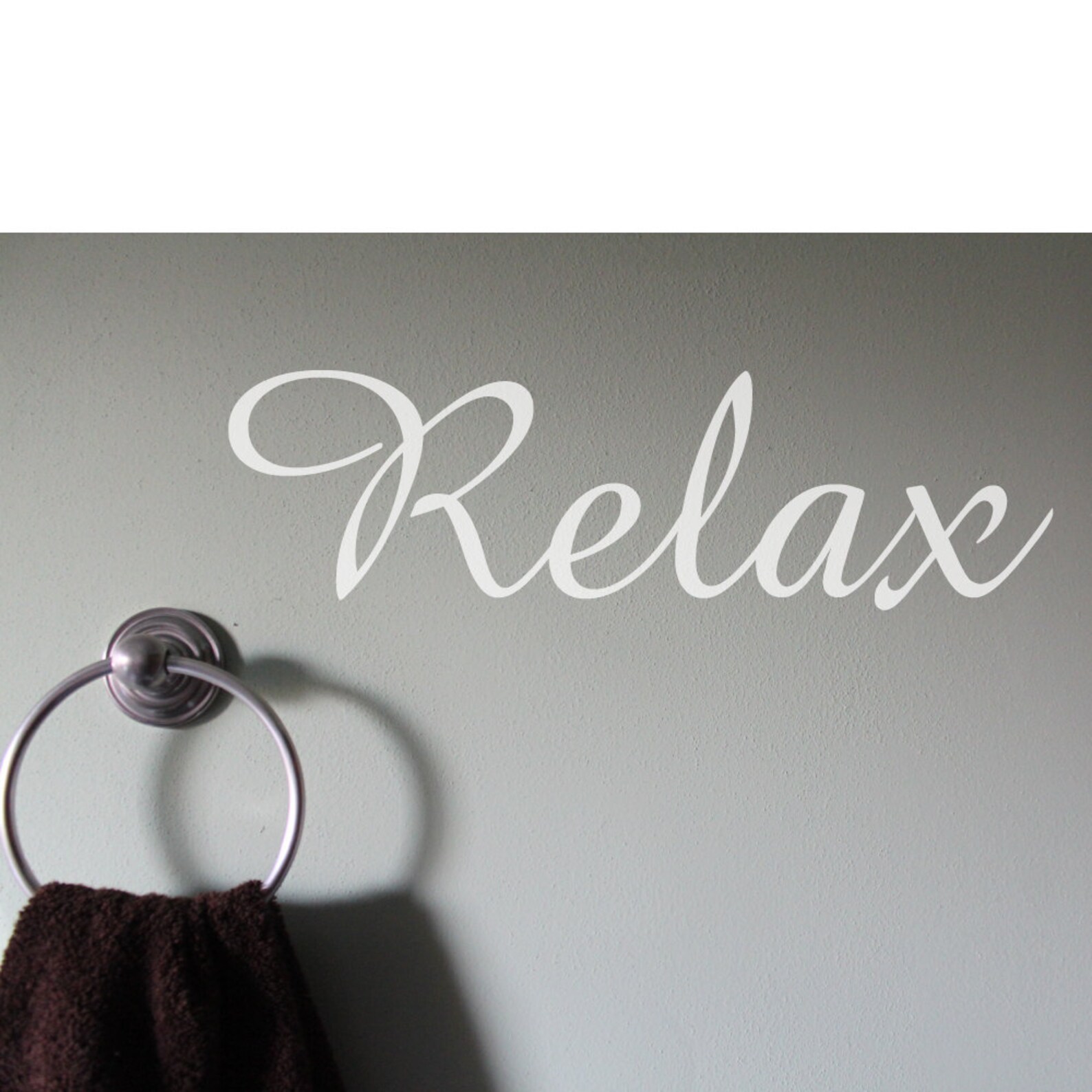Relax Wall Decal Relax Sign Bathroom Decor Bathroom Wall - Etsy UK