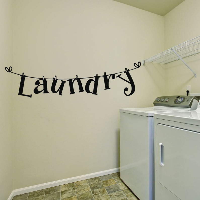 Laundry Room Wall Decals Laundry Room Decal Laundry Room - Etsy