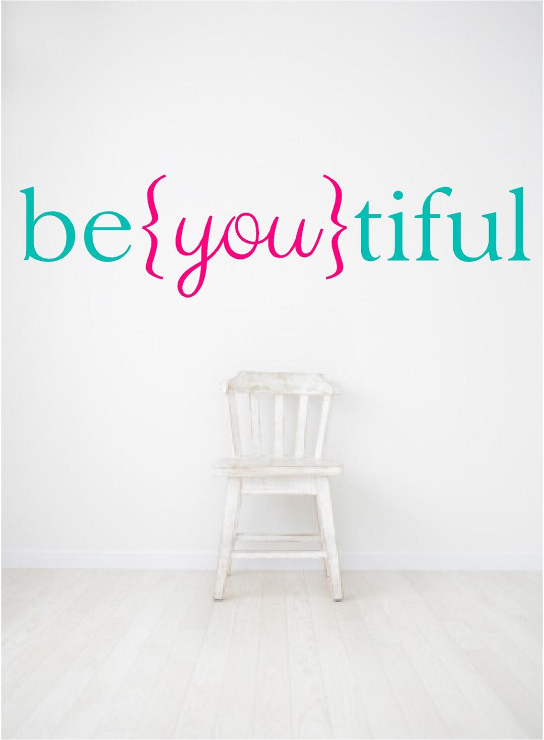 Be You Tiful Beyoutiful Nursery Wall Decals Girls Room Wall Decor Decal ...