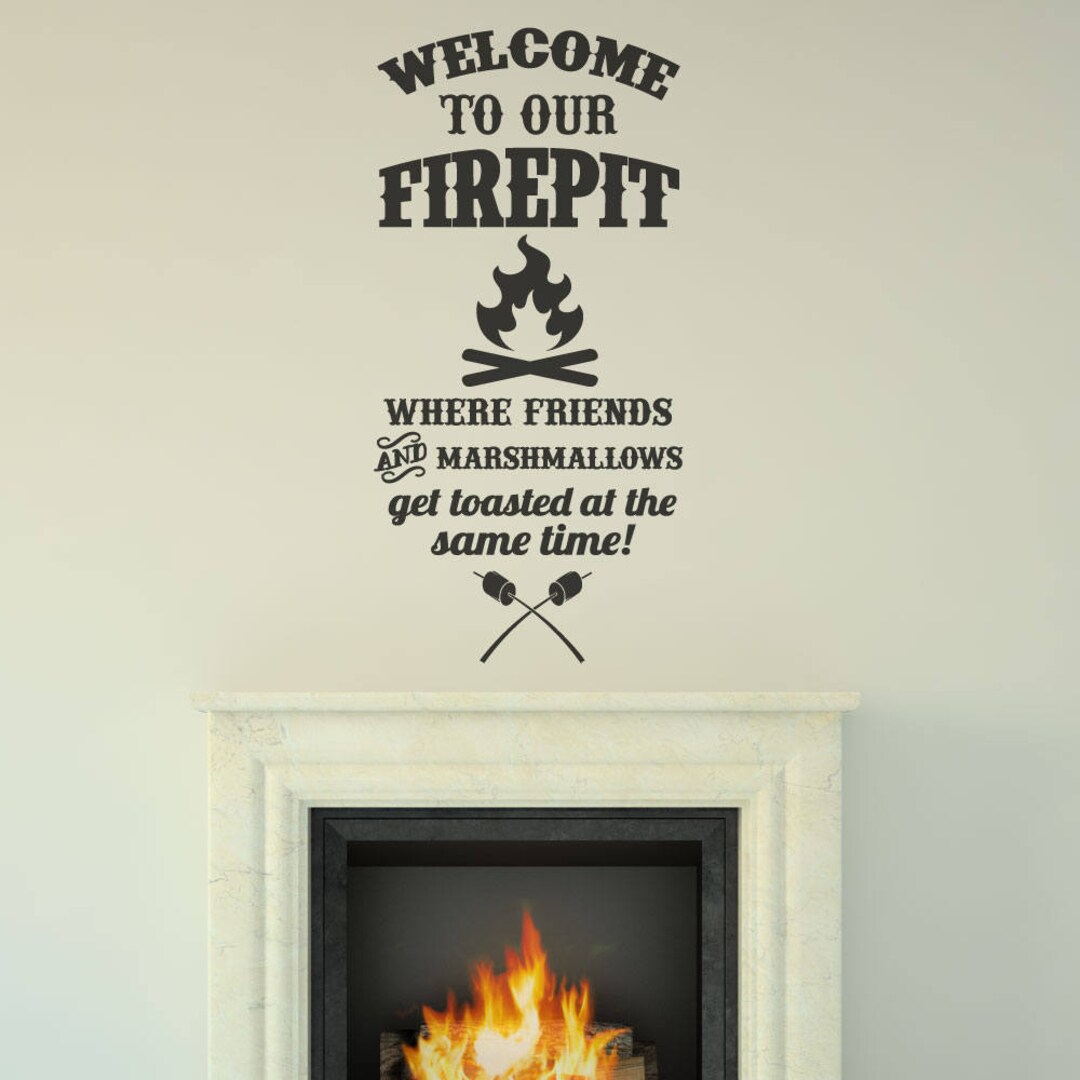 Welcome to Our Firepit Welcome to the Firepit Fire Pit Sign Campfire ...