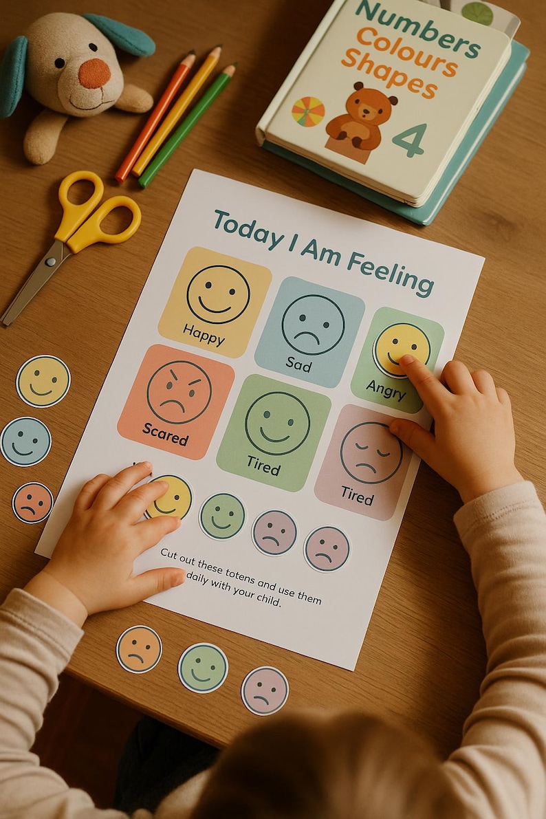 Today I Am Feeling Chart for Kids | Printable Emotions Chart With ...