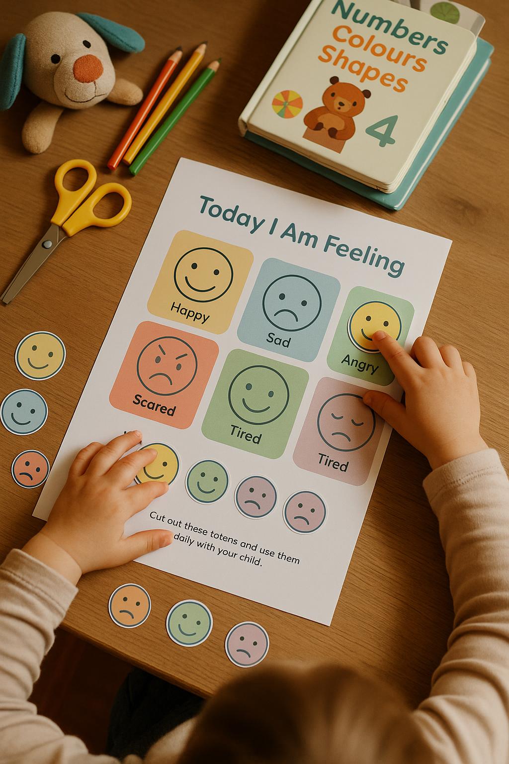 Today I Am Feeling Chart for Kids | Printable Emotions Chart With ...