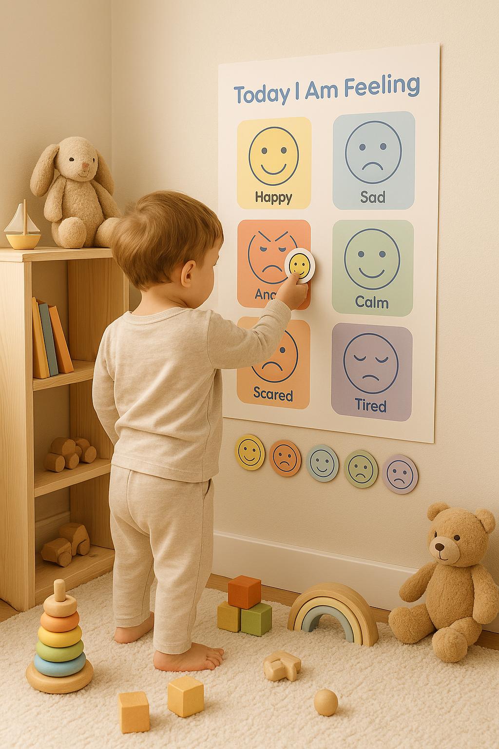 Today I Am Feeling Chart for Kids | Printable Emotions Chart With ...