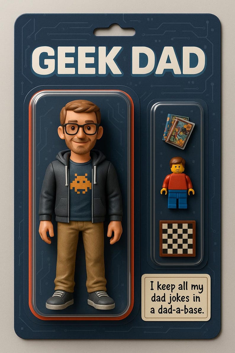 Personalised Father's Day Printable Gift | Custom Action Figure Digital ...