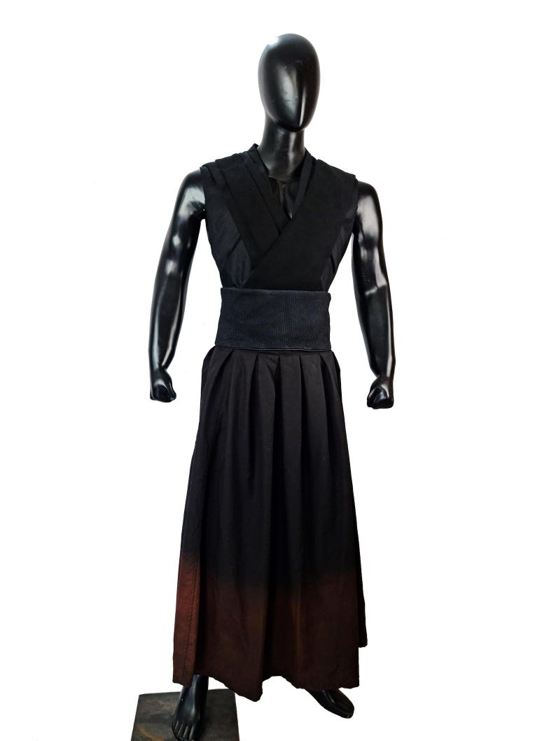 The Stranger the Acolyte Qimir Costume Front Poncho Stranger Inspired ...