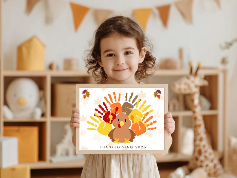 Thanksgiving Handprint Art: Thanksgiving 2025 | Turkey Feathers | DIY ...