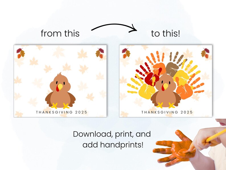 Thanksgiving Handprint Art: Thanksgiving 2025 | Turkey Feathers | DIY ...
