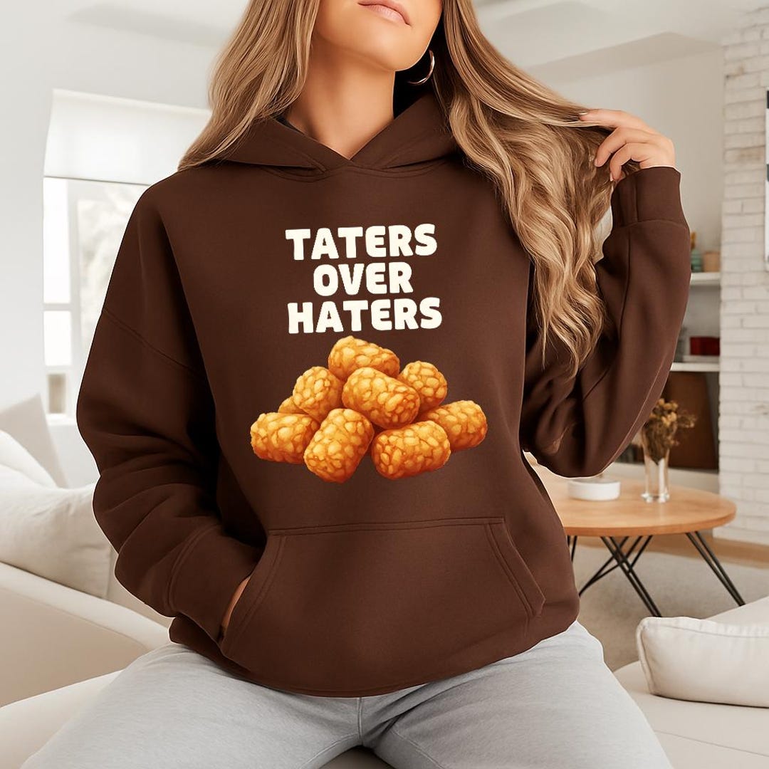 Taters Over Haters PNG | Funny Potato Food PNG | Tater Tots Sublimation ...