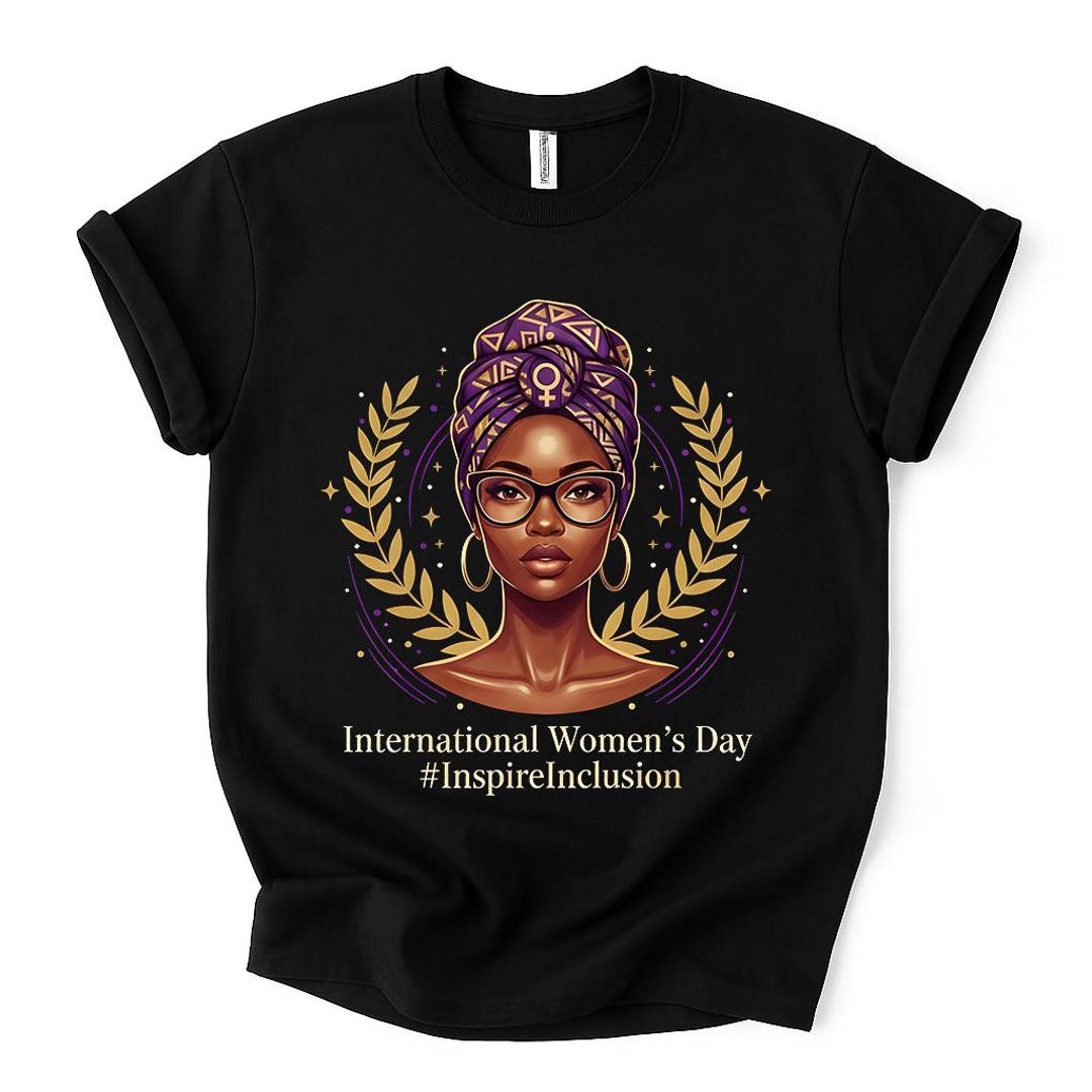 International Women's Day PNG, Black Woman Art, Feminist Sublimation ...