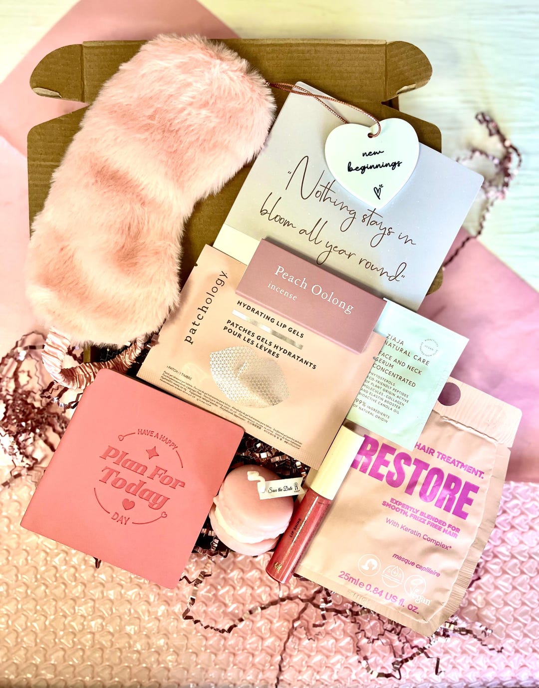 Luxury Self Care Hamper for Girl, Wellness Journal & Habit Tracker Set ...