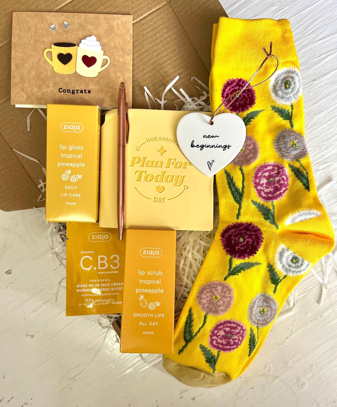 Congratulations Gift Box of Sunshine, Best Friend Gift, Sunny Notebook ...