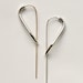 Large Safety Pin Earrings - Hoop Like Earring - Gold and Sterling ...
