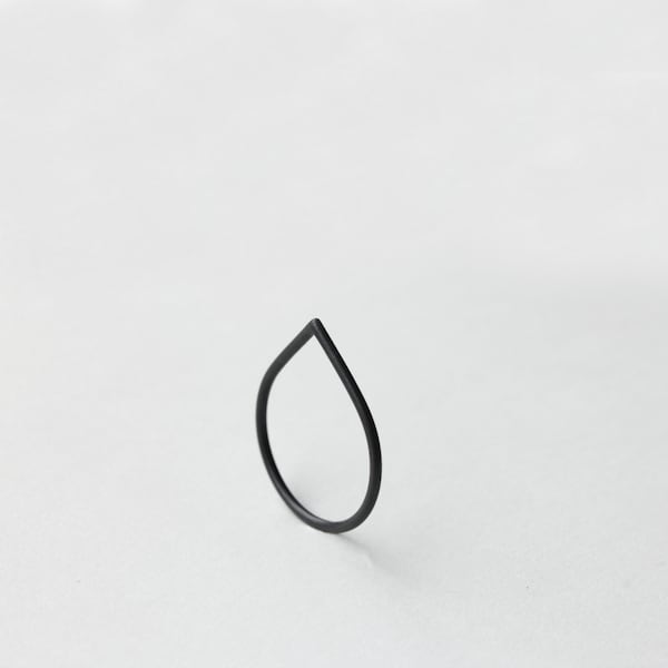 Oxidized Silver Ring - Etsy