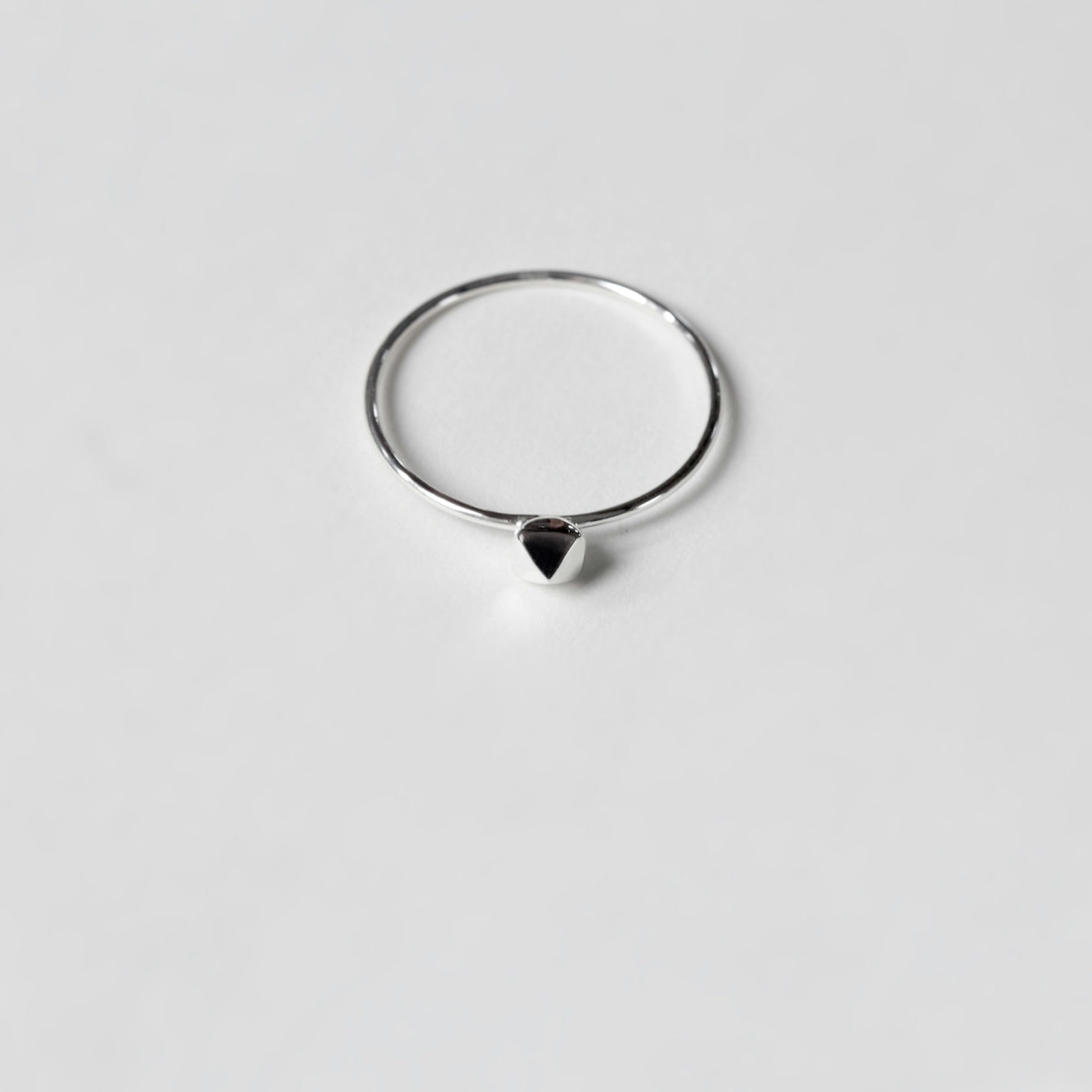 Pyramid Handmade Silver Ring Sterling Silver Pyramid Ring - Etsy