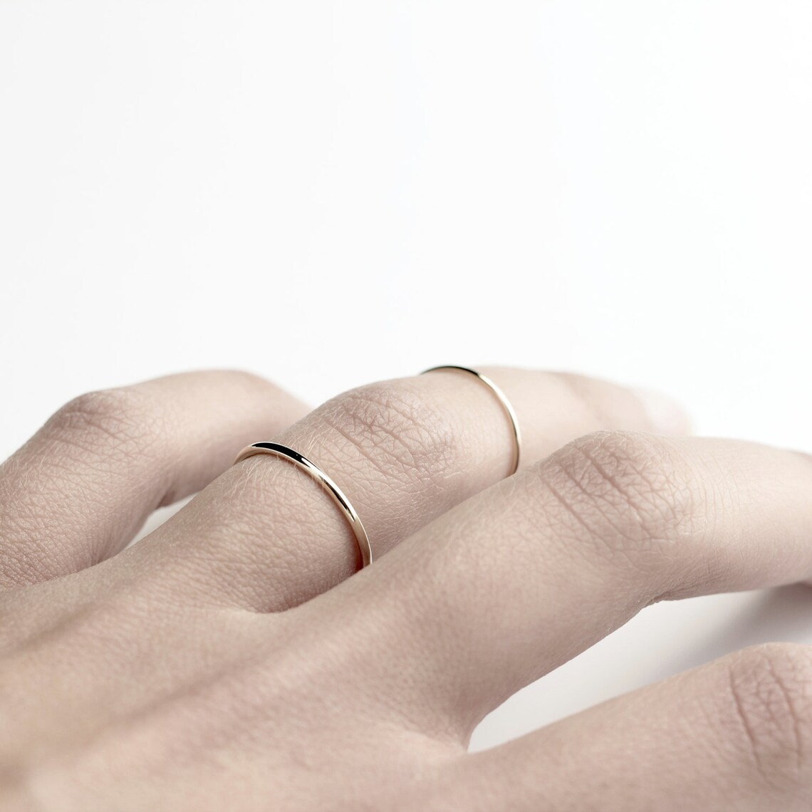 Essential Gold Ring Round Band Yellow Gold Ring - Etsy