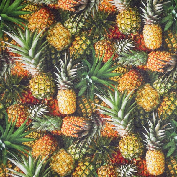 Pineapple Fabric - Etsy