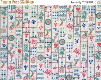 Mahjong Tiles Fabric - Etsy