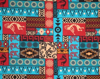 Southwest Native Design Fabric. - Etsy