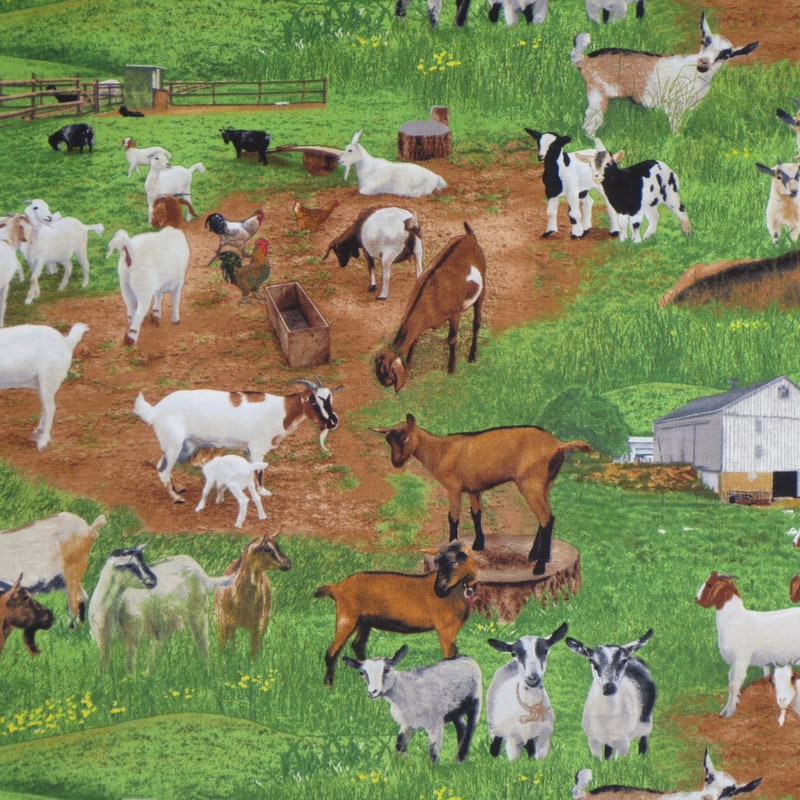 Goat Fabric - Etsy
