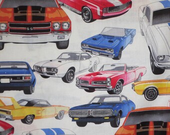 Muscle Car Fabric | Etsy