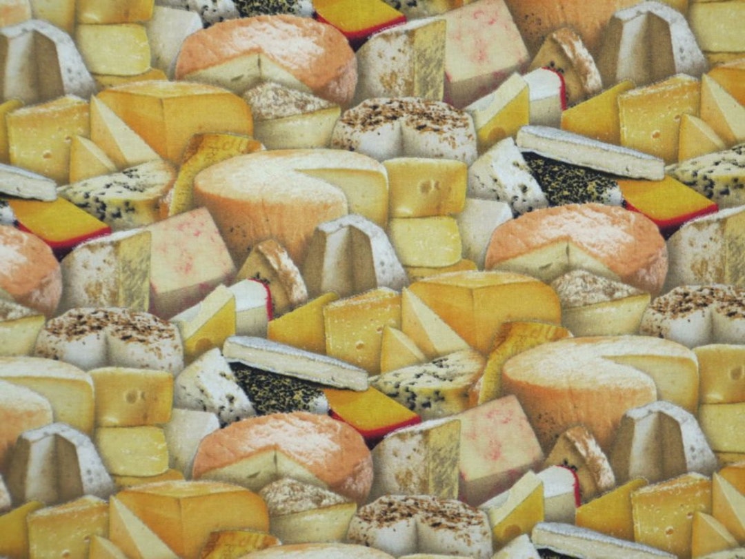 Allover Packed Cheese Print Pure Cotton Fabric From Elizabeth's Studio ...