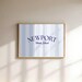 Newport Rhode Island Coastal Print: Blue Striped Nautical Wall Art ...
