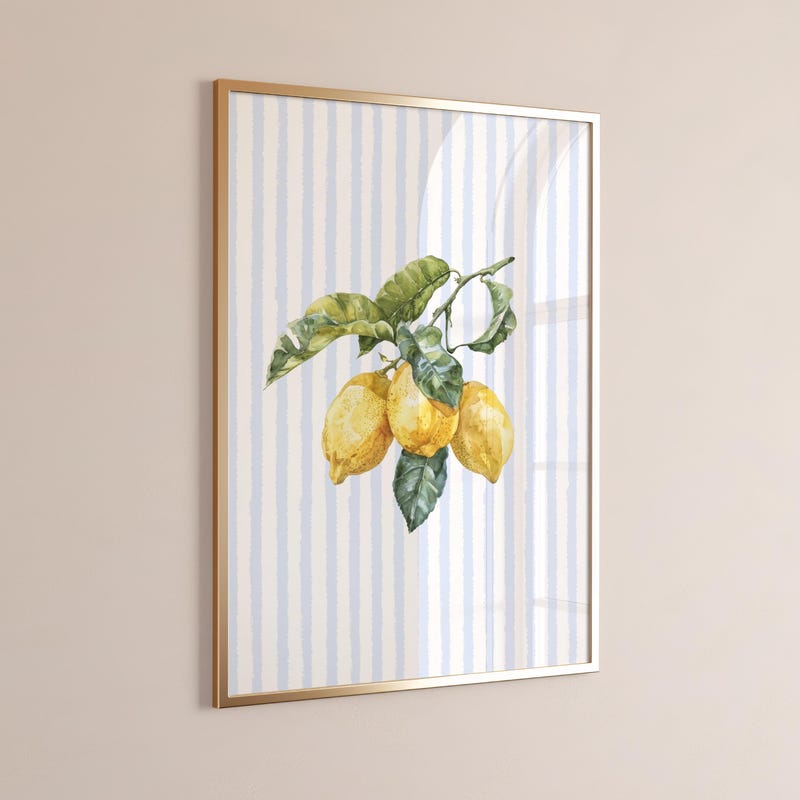 Lemon Print - Etsy