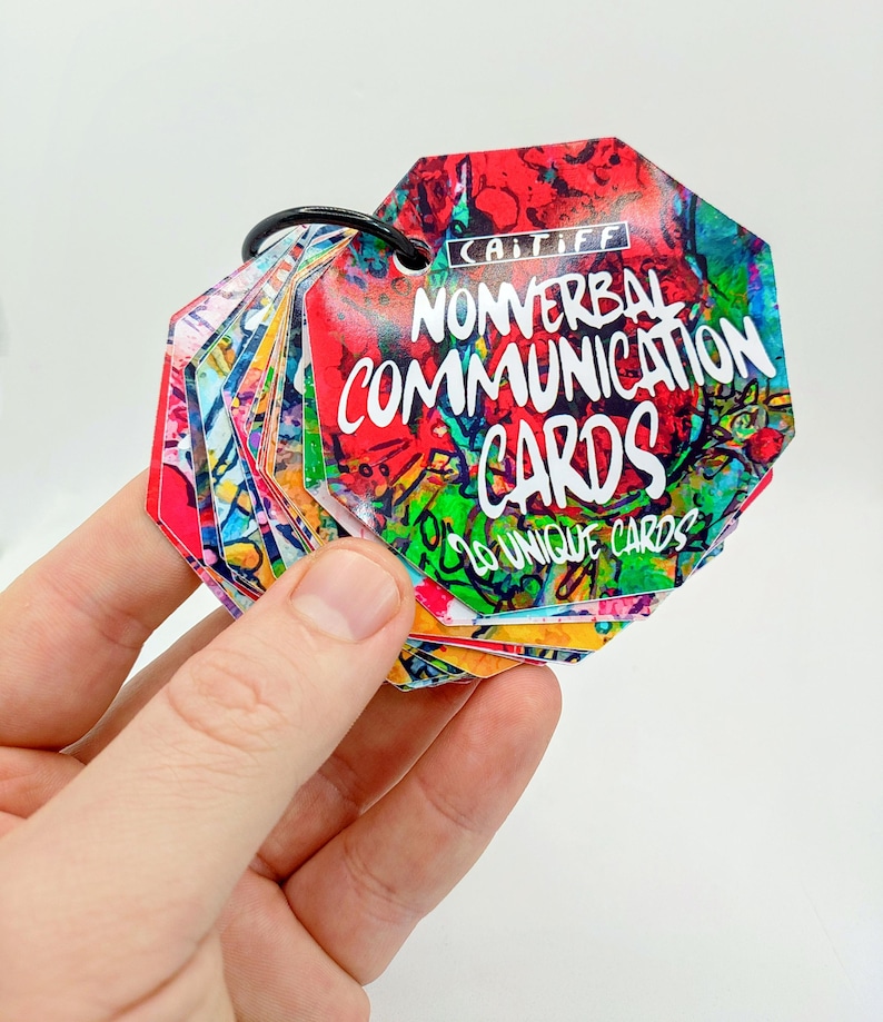 Artistic Nonverbal Communication Cards - Disability & Learning Aid ...