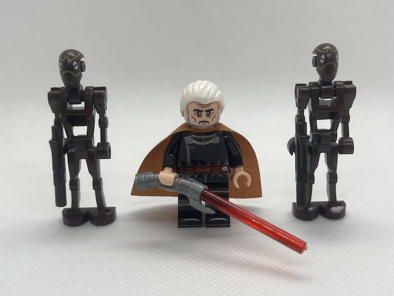 Count Dooku and Super Commando Droid Custom Figures Star Wars Clone ...