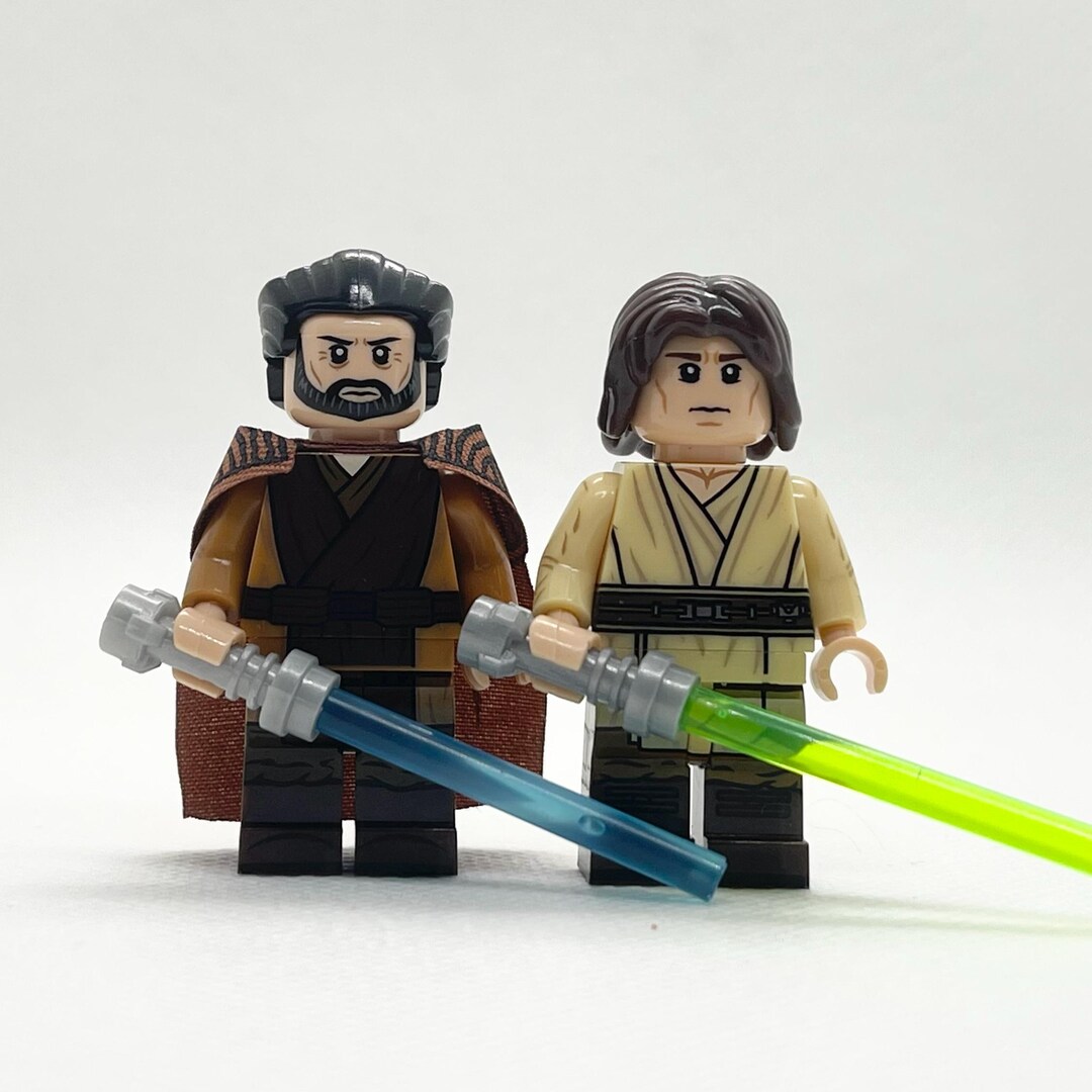 Jedi Count Dooku & Padawan Qui-gon Jinn - Custom Star Wars Figures ...