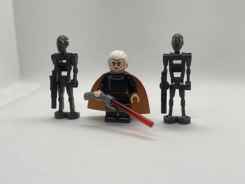 Count Dooku and Super Commando Droid Custom Figures Star Wars Clone ...