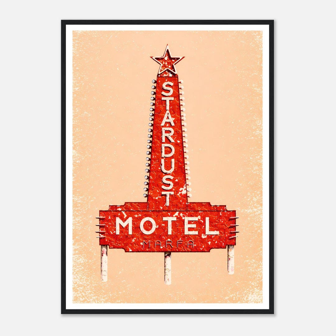 Retro Marfa Stardust Motel - Desert Tan Edition! - Etsy