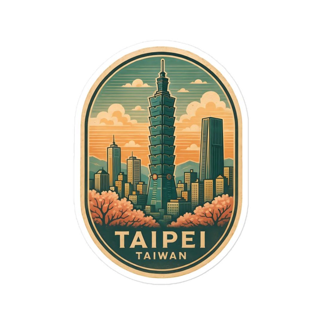 Taipei Taiwan Decal Sticker - Etsy