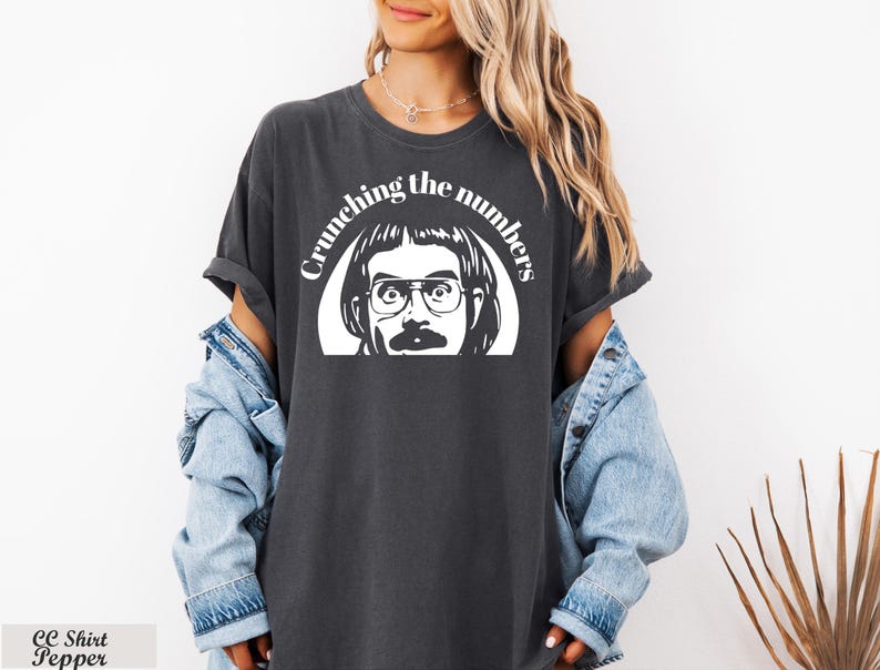 Crunching the Numbers Chit Shirt,,funny Internet Humor Shirt,retro ...