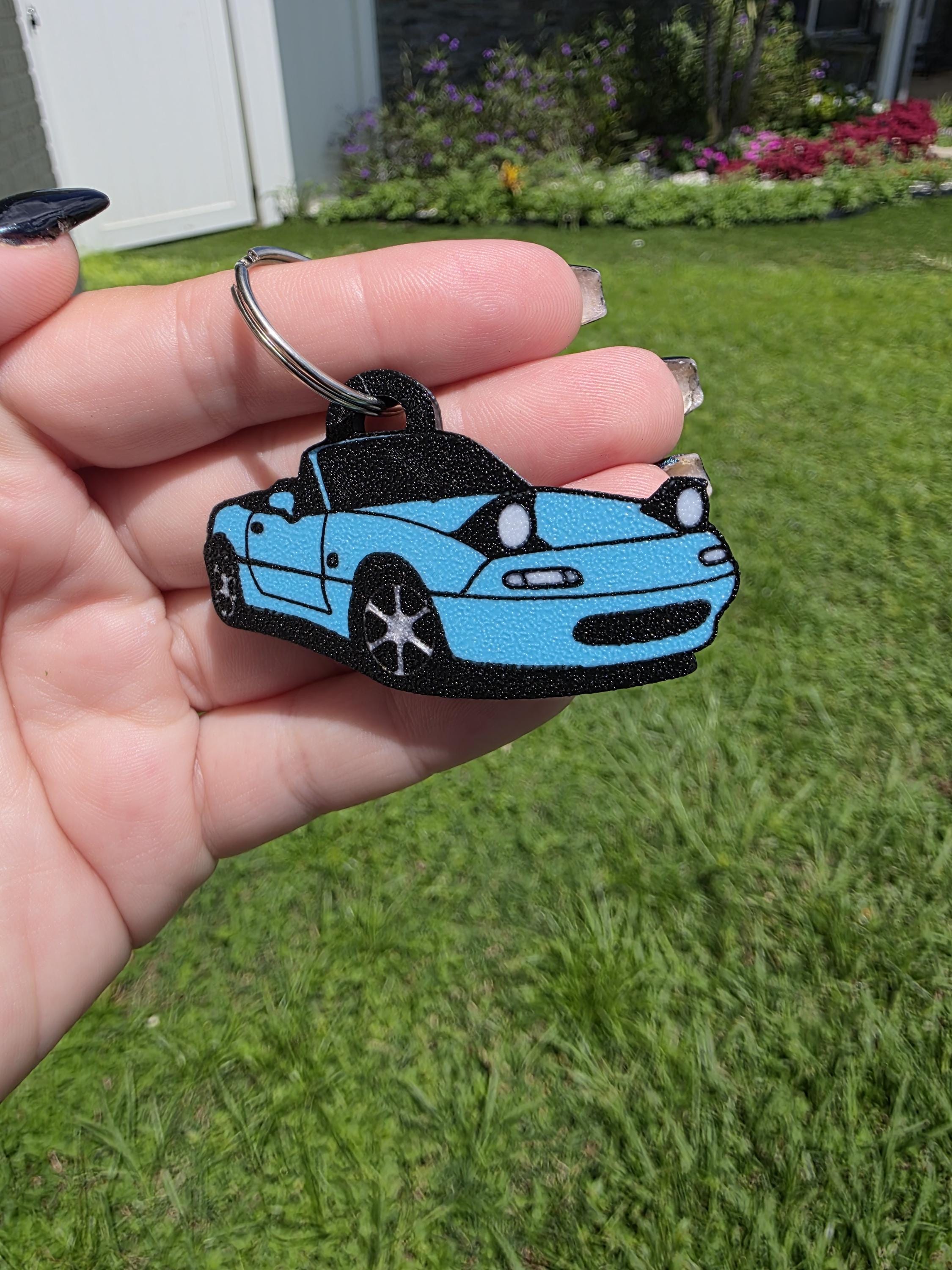Mazda Miata-inspired Keychain | 90's Mazda MX5 | 3D Printed JDM Car ...