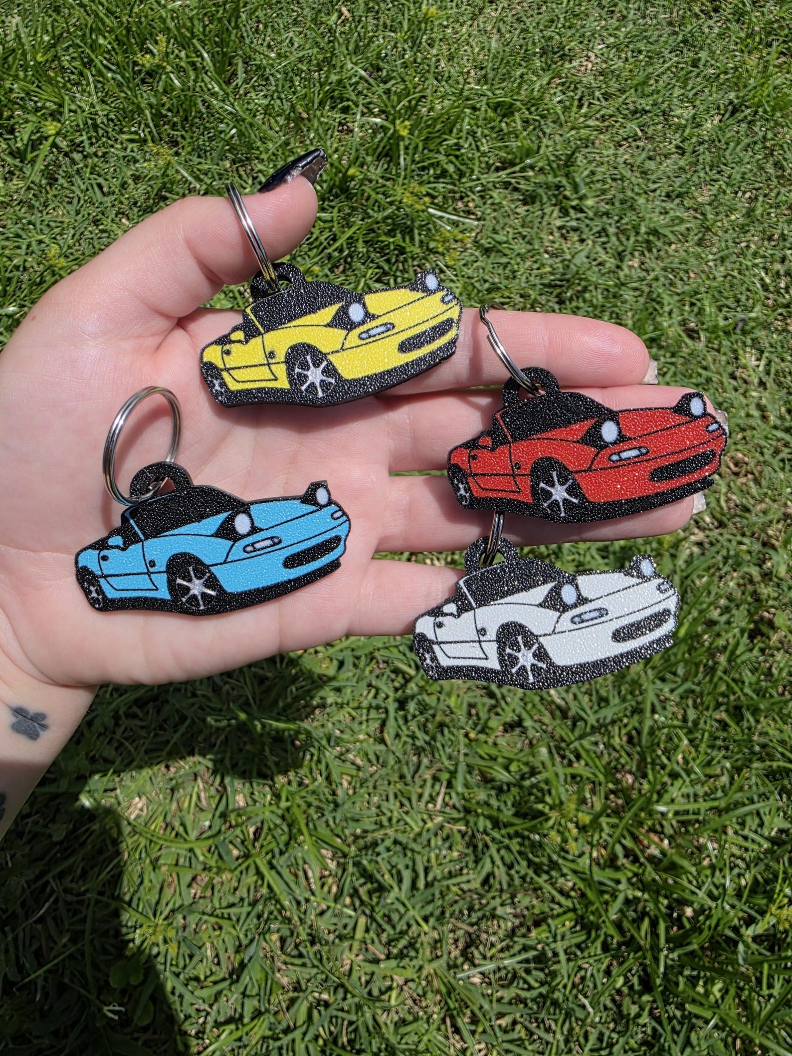 Mazda Miata-inspired Keychain | 90's Mazda MX5 | 3D Printed JDM Car ...