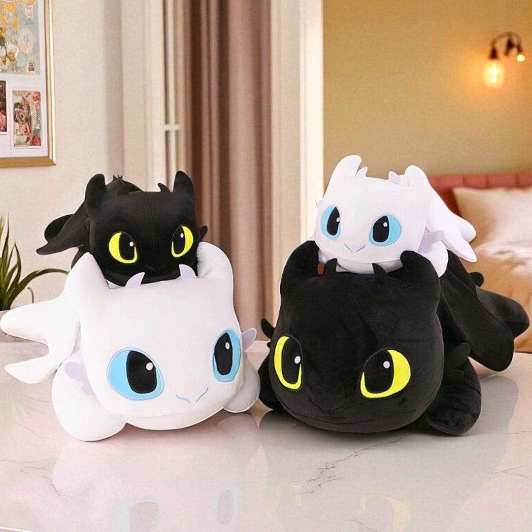 Toothless Light Fury And Babies