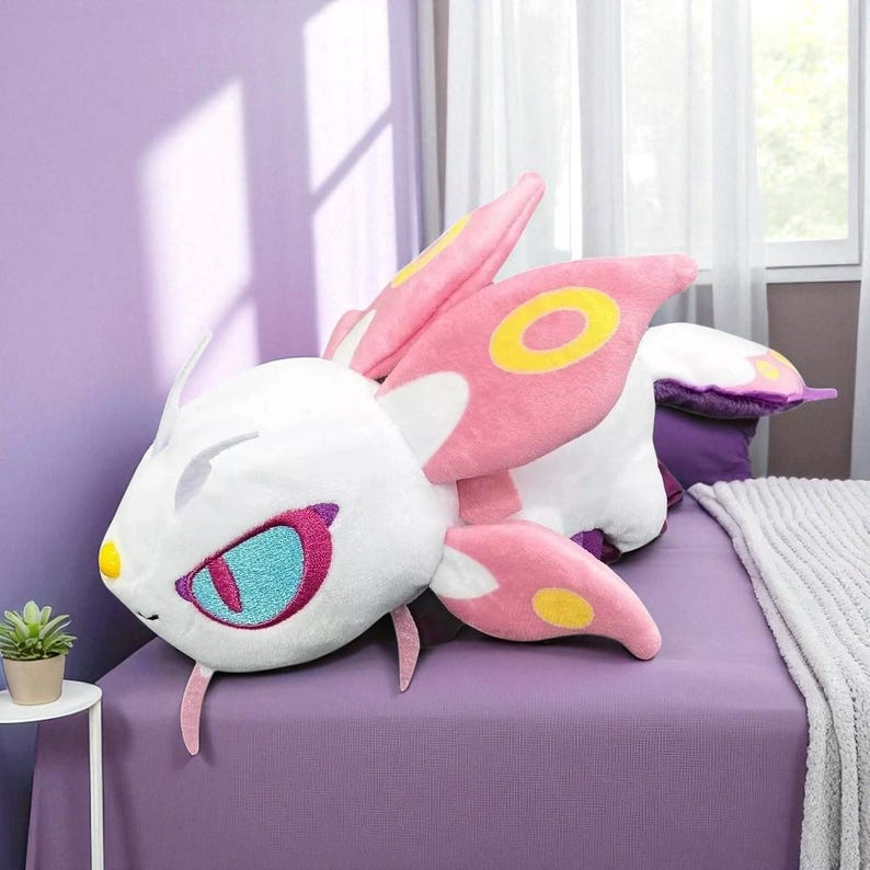 Monster Hunter Mizutsune Plush Toy – Soft Bubble Fox Dragon Stuffed ...