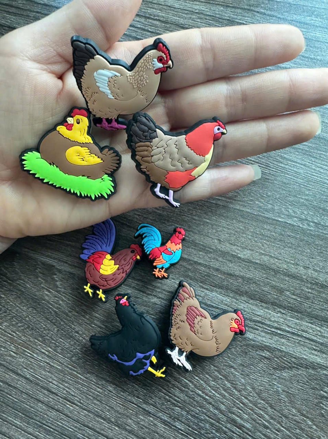 Chicken Shoe Charms – Adorable Hen Accessories for Shoes, Bracelets ...