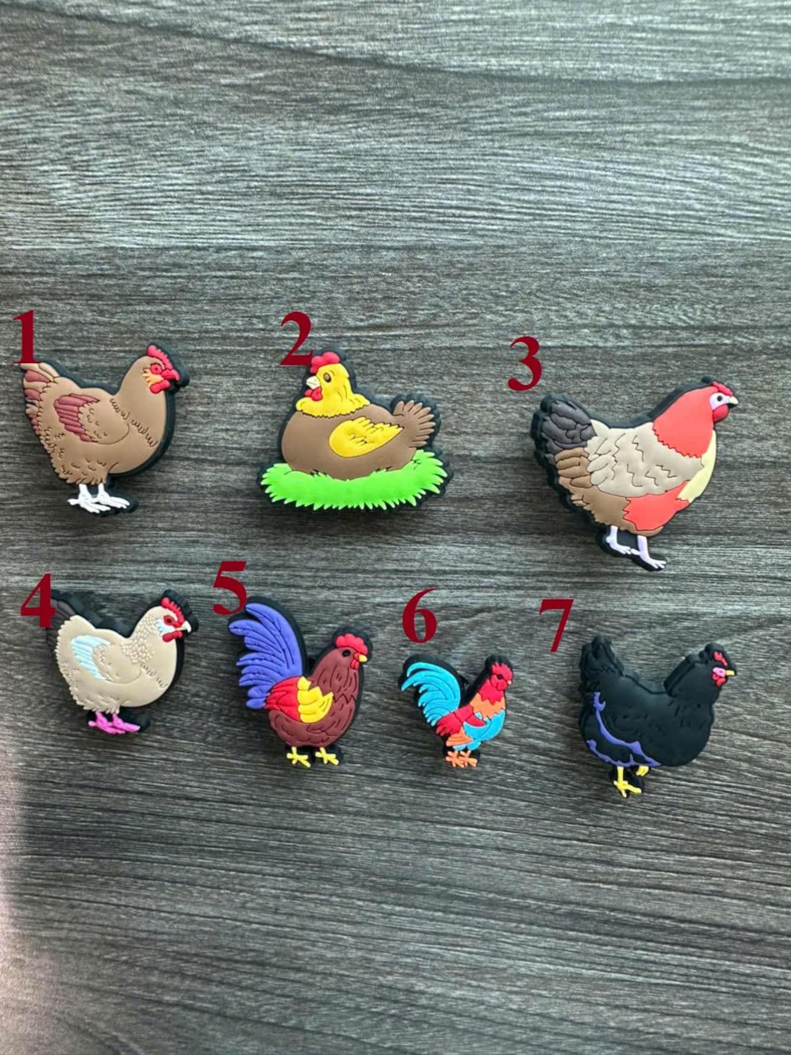 Chicken Shoe Charms – Adorable Hen Accessories for Shoes, Bracelets ...